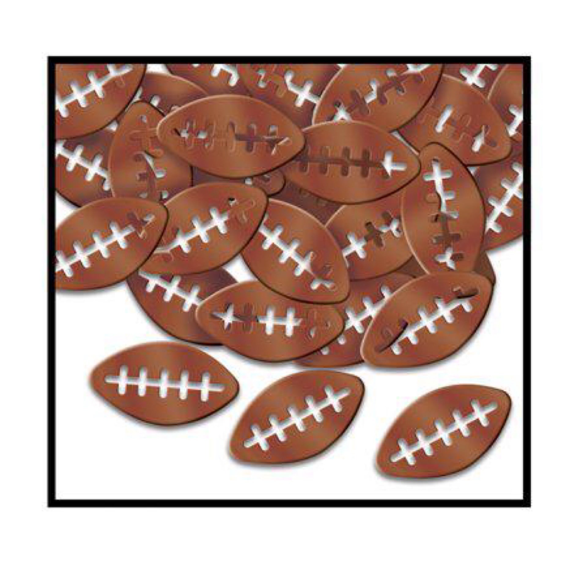 Gold football confetti | Pretty Your Party