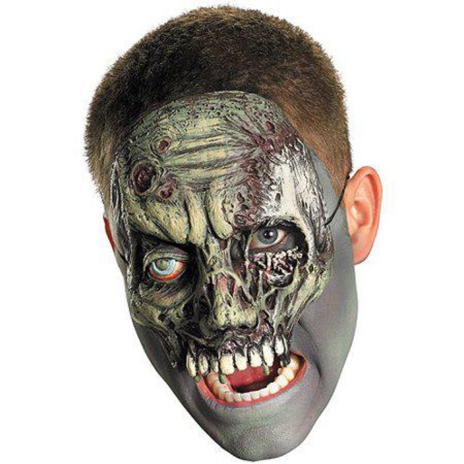 Disguise Costumes Chinless Walking Zombie Vinyl Mask | Pretty Your Party