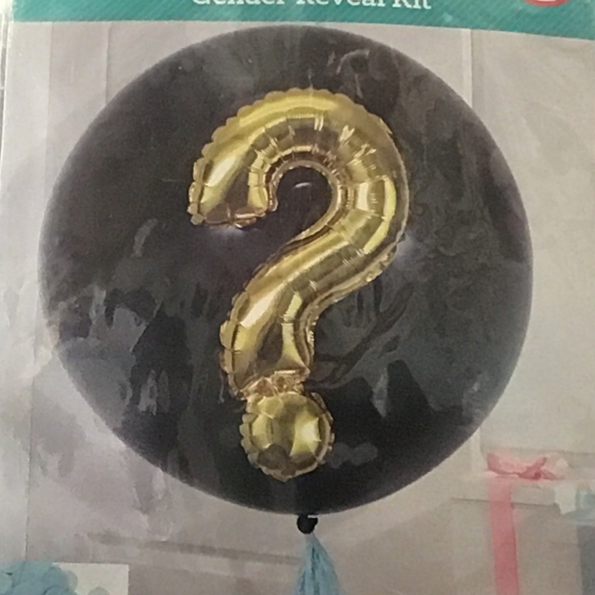 Gender Reveal Boy? Girl? Question Mark Balloon Kit | Pretty Your Party
